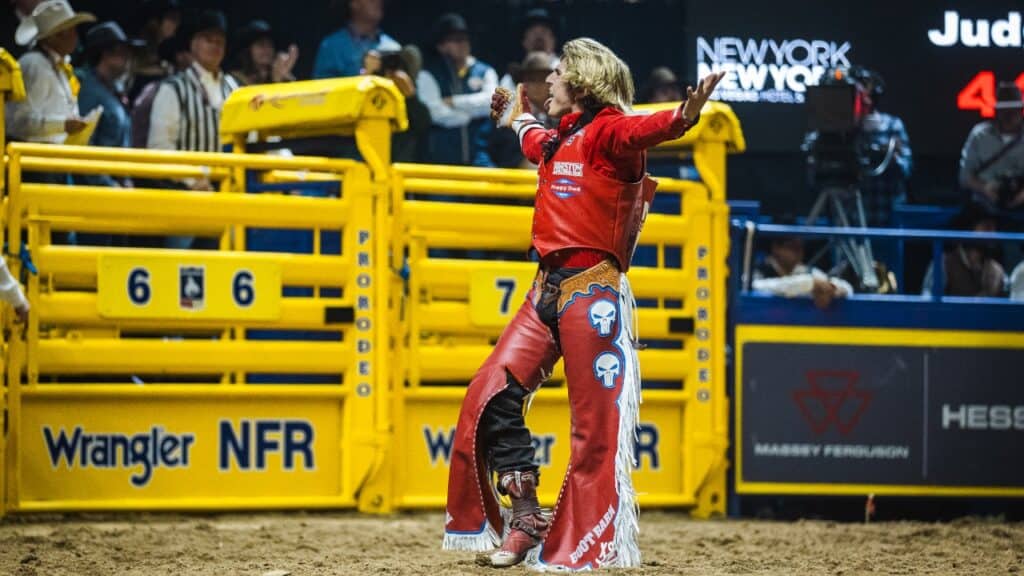 Rocker Steiner Claims First Career Bareback Riding Gold Buckle With 90. ...