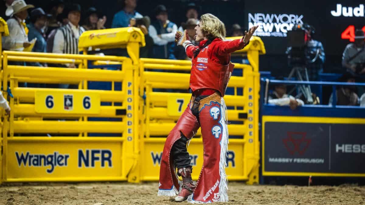 Rocker Steiner Claims First Career Bareback Riding Gold Buckle With 90. ...